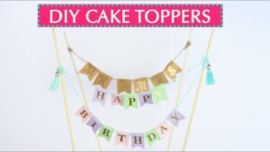 Decora Tortas con Banderines de Papel Manteca | GASDA