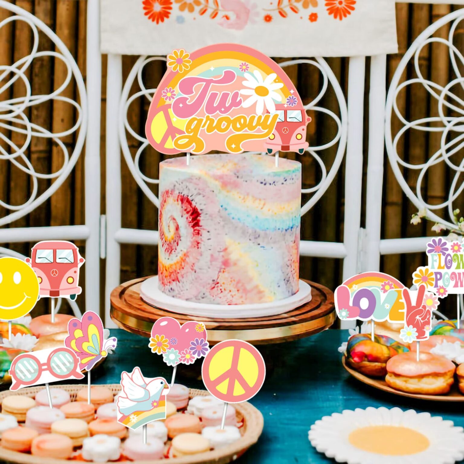 Pastel Hippie: Paz, Amor y Sabor Multicolor | GASDA